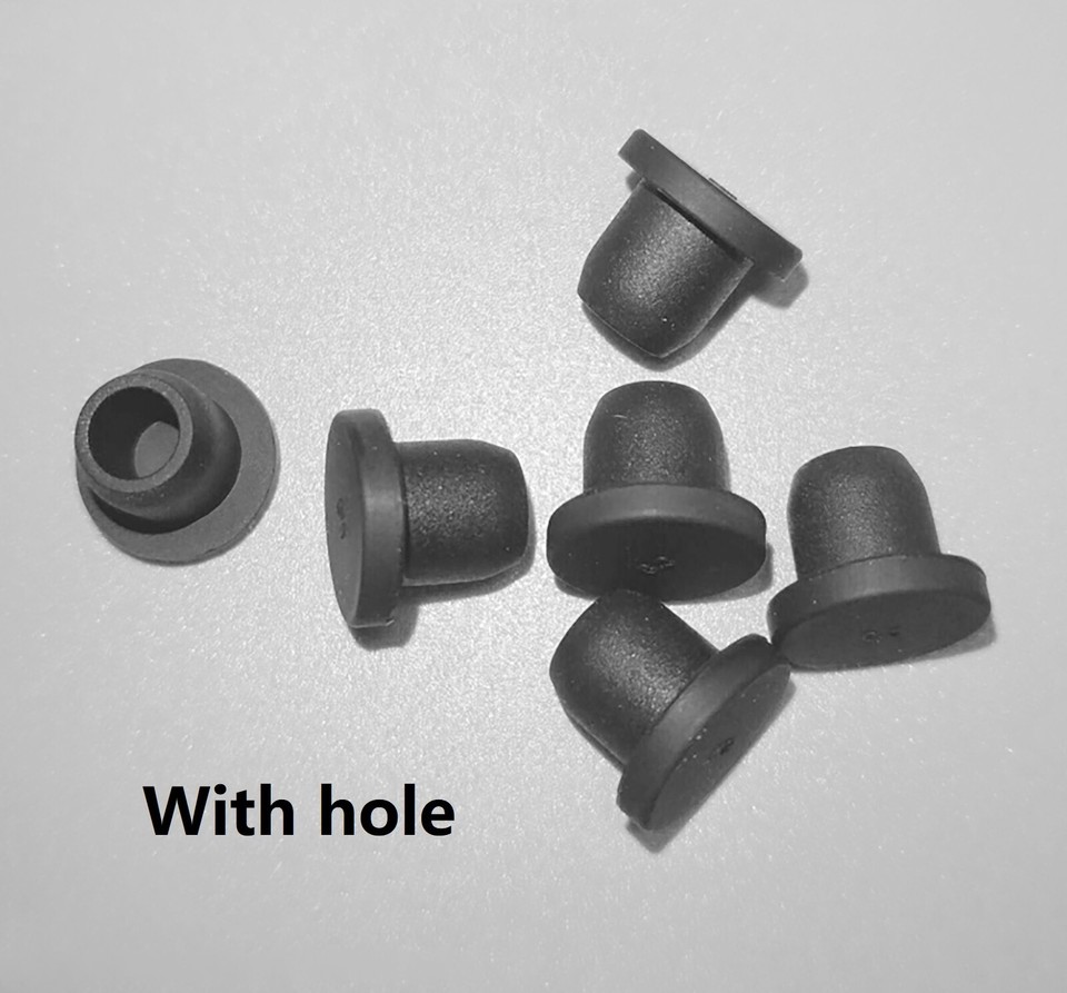 Round Silicone Rubber Seal Hole Plugs Blanking End Caps Seal Bung 2.7mm ...