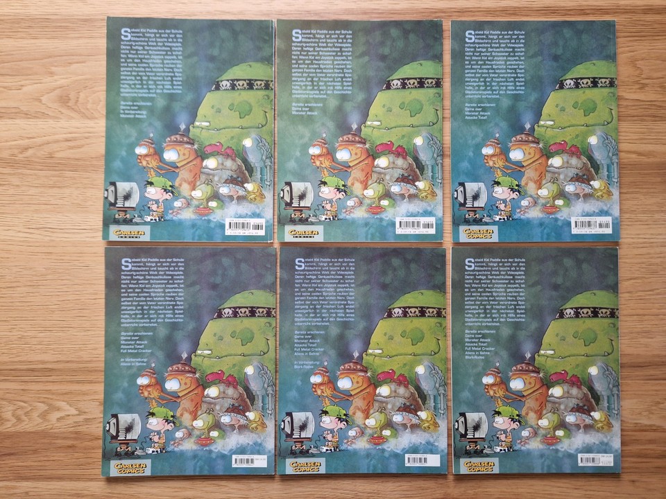 Kid Paddle - Band 1-6 komplett - Midam - 1.Auflage - Carlsen Comics ...