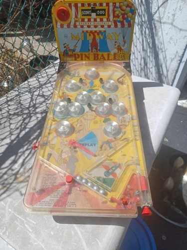 Vintage Marx Deluxe Midway Pinball Machine | eBay