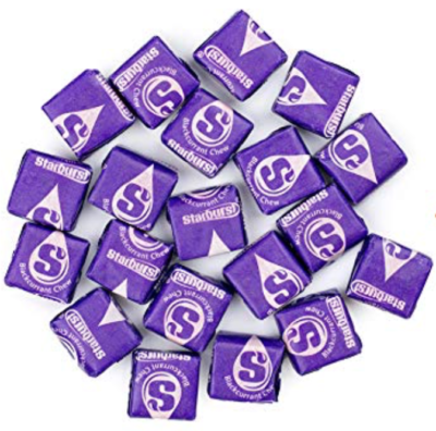 Light Purple Starburst Candy