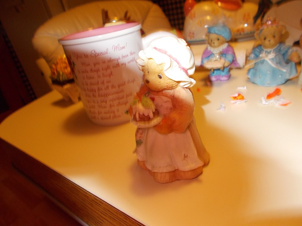 Christmas,Enesco Cherished Teddies Figurine,Mrs.Cratchit,Girl Bear | eBay