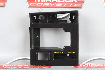 C4 Corvette Door Handle Bezel Right Passenger Side Black 1990-1991 | eBay