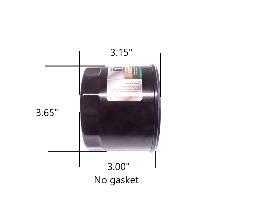 Chevy BBC SBC 350 454 Low Profile Short Mobil 1 Oil Filter JG111 NEW ...