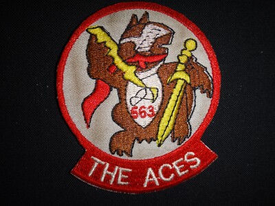 USAF 563rd Tactical Fighter Squadron THE ACES Vietnam War Patch | eBay