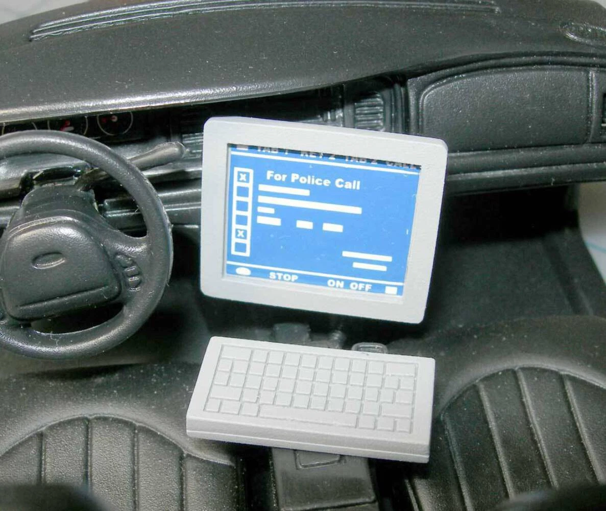 Police Car Computer Screen