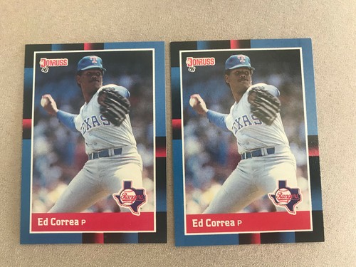 1988 Donruss Baseball Card #57 Ed Correa Texas Rangers NMMT Free ...