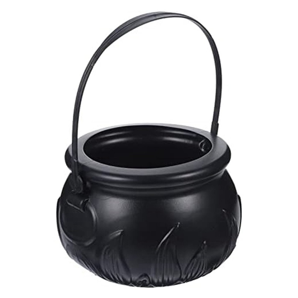 5X(Black Cauldron Kettle Plastic Witch Kettle Patricks Cauldron ...