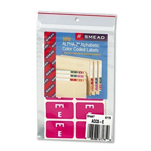 Smead Smd-67175 Alphaz Accs Color Coded Alphabetic Label - 1" Width X 1 ...