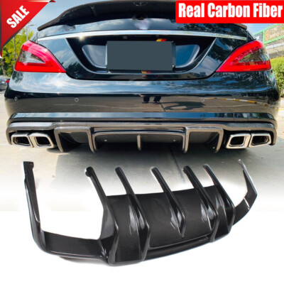 For Benz W218 CLS550 CLS63 2012-2014 Real Carbon Fiber Rear Bumper ...
