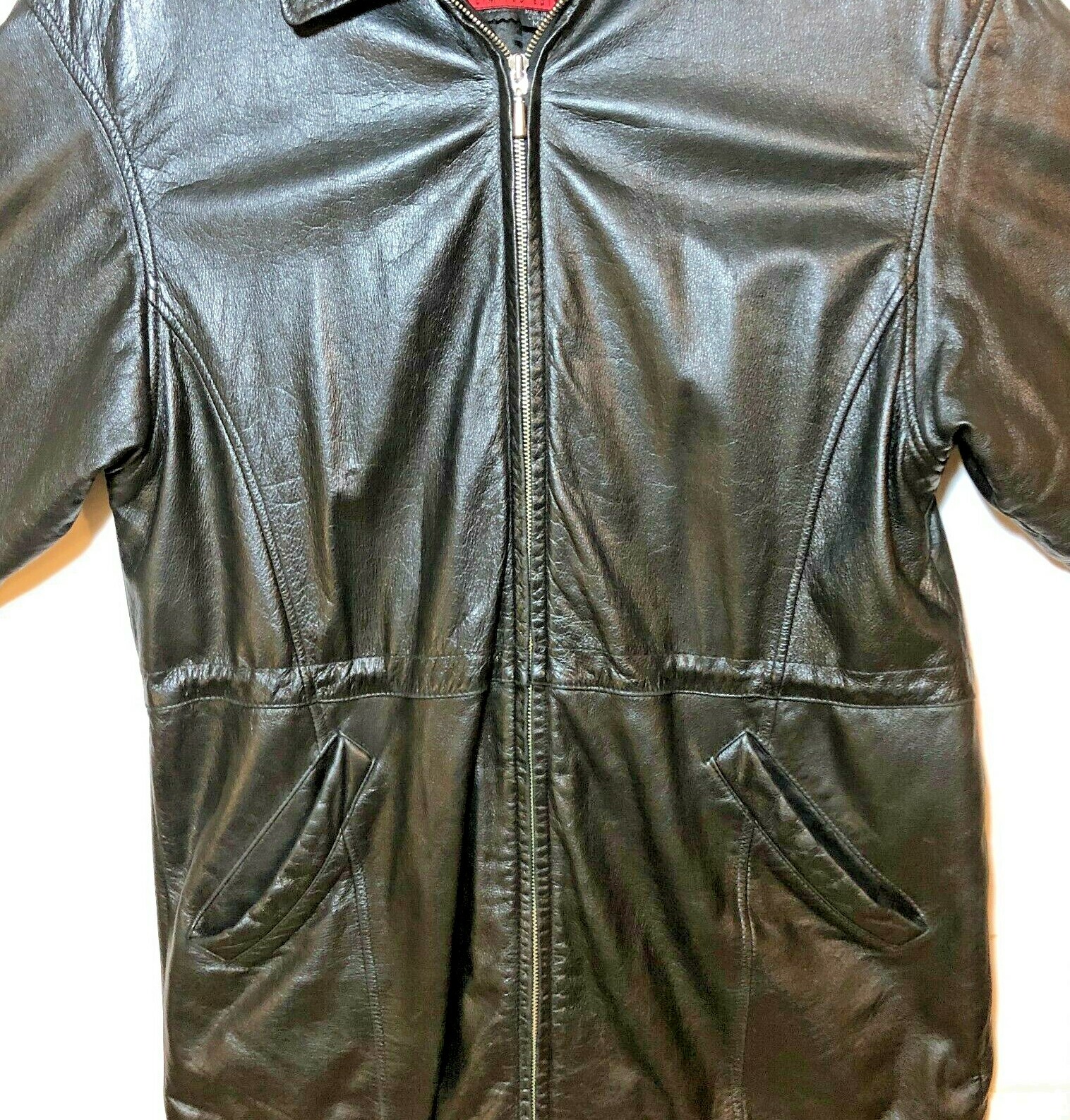 Vtg Wilsons Leather Experts Men's Leather Jacket Size M Black Medium ...