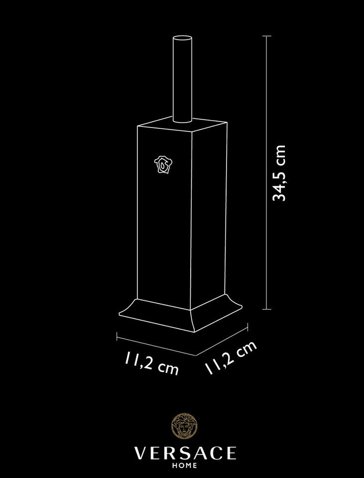 Versace Superbe Toilet Brush in Gold Finish Signature Medusa Detail | eBay