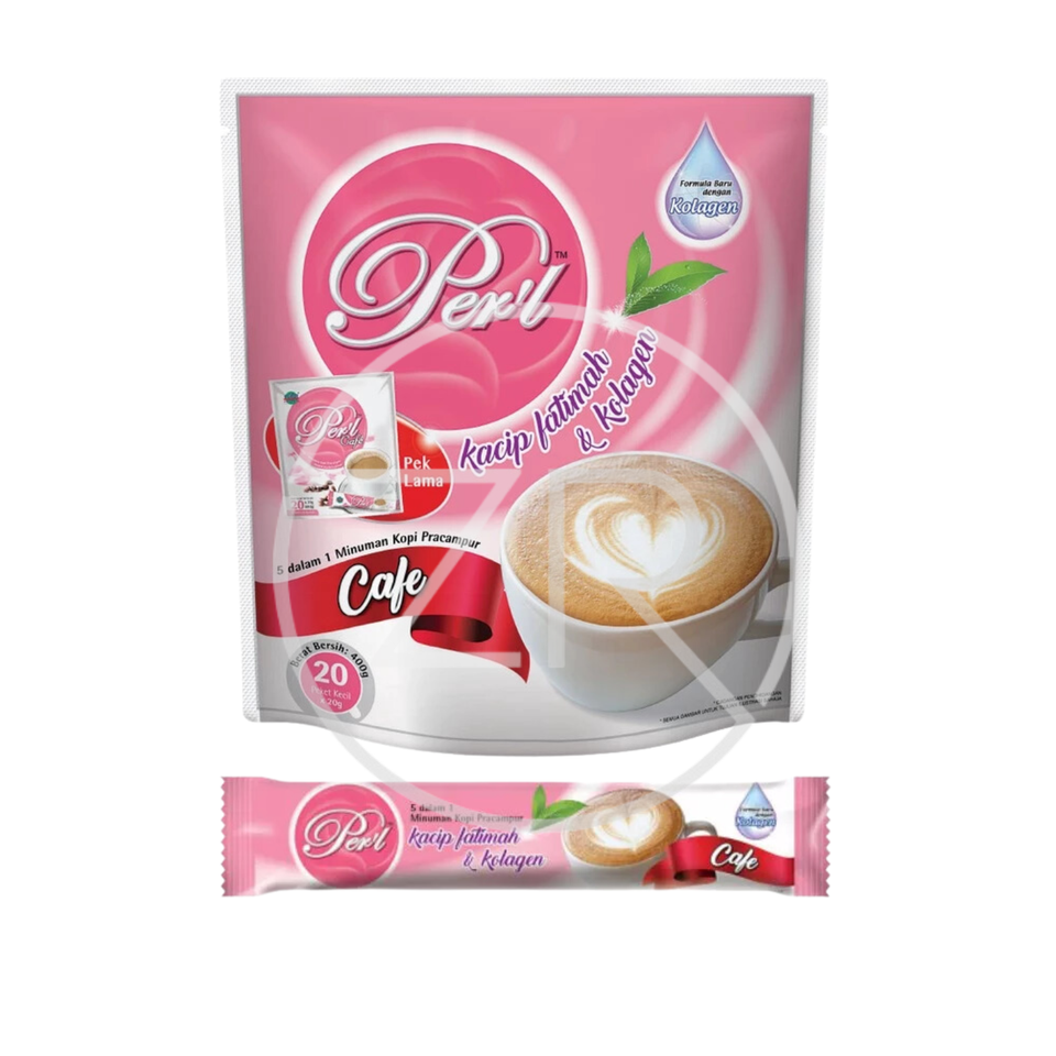 2 packs x 20 sticks Per'l Cafe Kacip Fatimah & Collagen Instant Premium ...
