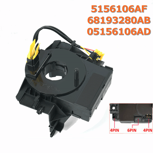 5156106AD New Clock Spring Spiral Cable W/Angle Sensor For Chrysler ...