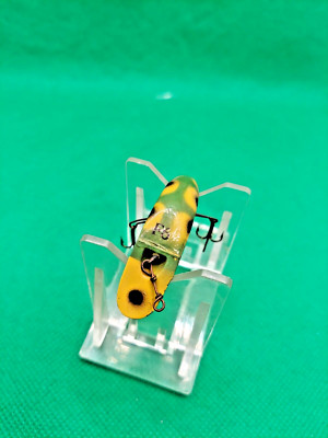 old vintage fishing lure Flatfish f6 frog pattern super walleye bait ...