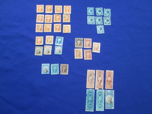1800's US Internal Revenue Stamps large group As-Is US Revenue Stamp | eBay