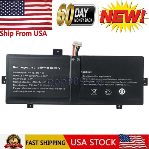 7.6V 5800mAh NV-3379107-S2 NV-4578107-2S battery for Geo Geobook 120 | eBay