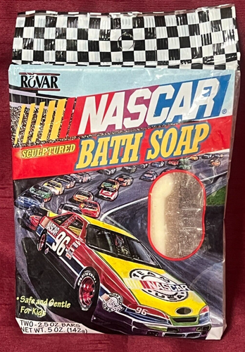 NEW Nascar Bath Soap Sculptured Racing Car Two 2.5 oz bars made by ...