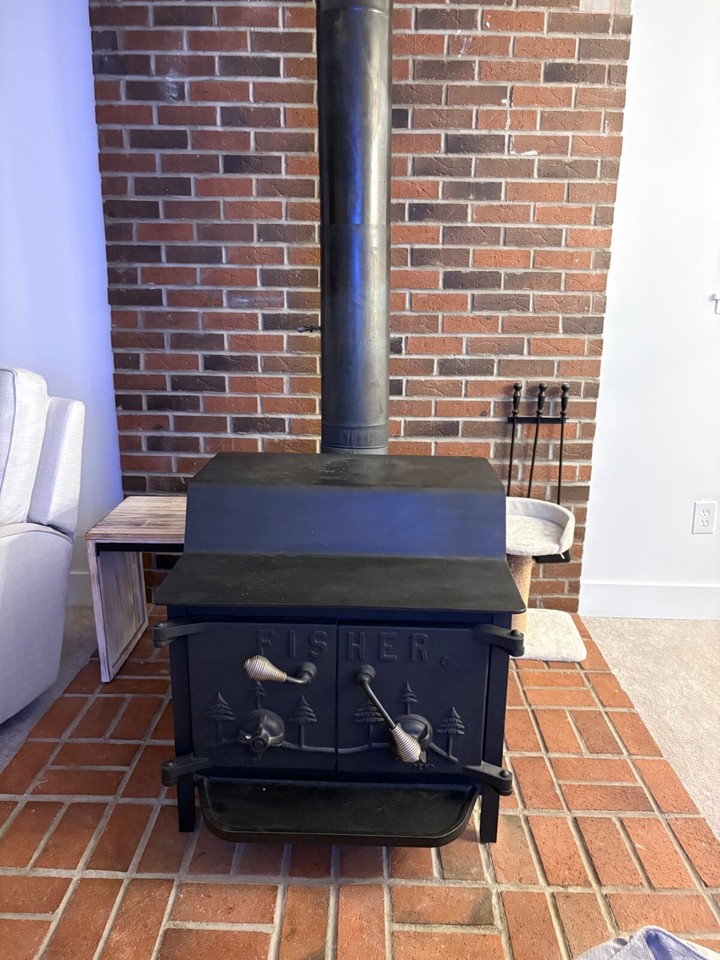 Fisher Wood Burning Stove “Grandpa Bear” | eBay