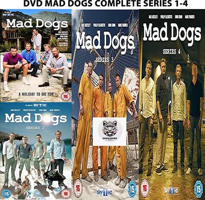 DVD MAD DOGS COMPLETE SERIES 1-4 SEASON 1 2 3 4 BRAND NEW SEALED UK R2 ...