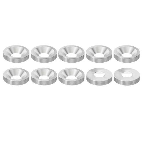 M8 Finish Countersunk Washer, 10Pcs 22Mm Dia. 4.5Mm Tall Solid 304 ...