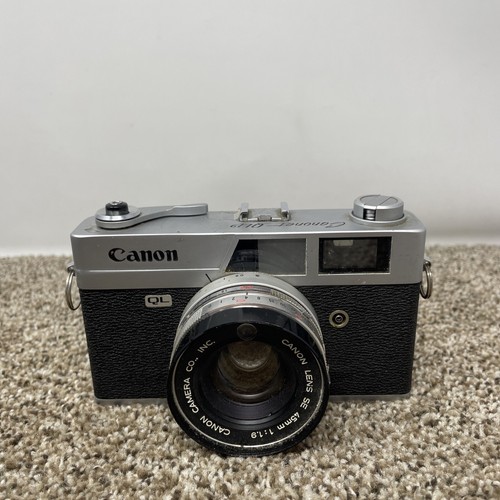 Canon Canonet QL19 Vintage 35mm Film Camera w/ 45mm f/1.9 Lens ...