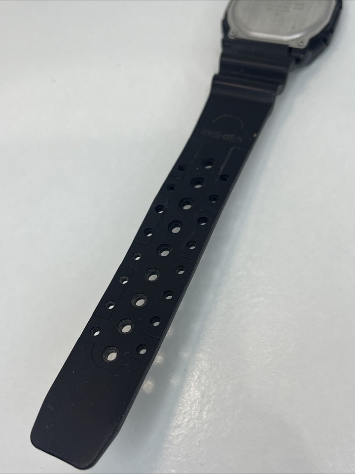 Casio Illuminator Watch Men's Digital Black 2879 W-201- New Battery | eBay