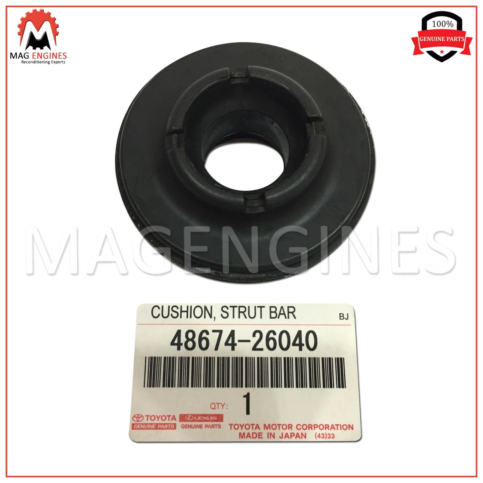 48674-26040 GENUINE OEM STRUT BAR CUSHION 4867426040 | eBay