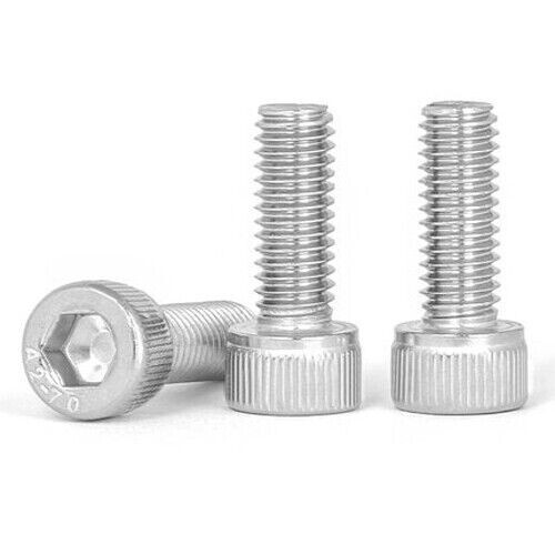 2Pcs M9 Stainless Steel Allen Socket Cap Head Screw Hexagon Bolt 16mm ...