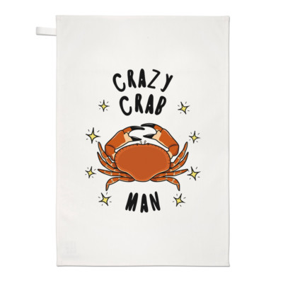 Crazy Fish Man Stars Tea Towel Dish Cloth - Funny Animal | eBay UK