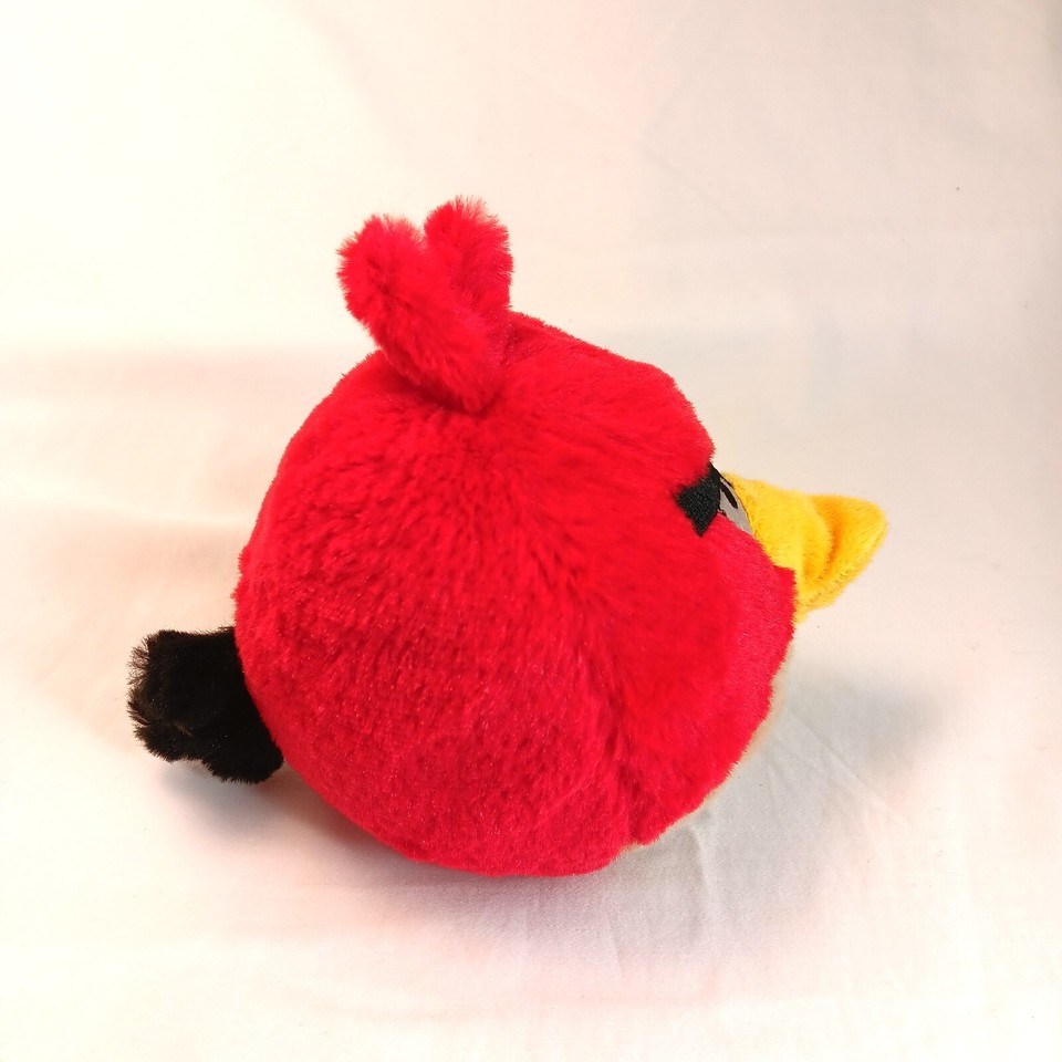 COMMONWEALTH ANGRY BIRDS Soft Red Bird 5" Stuffed Animal Plush Toy | eBay