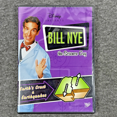 Bill Nye The Science Guy Earth's Crust & Earthquakes DVD Preparation ...