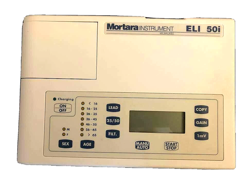 Mortara ELI 50i EKG/ECG Interpretive Electrocardiograph Machine New ...