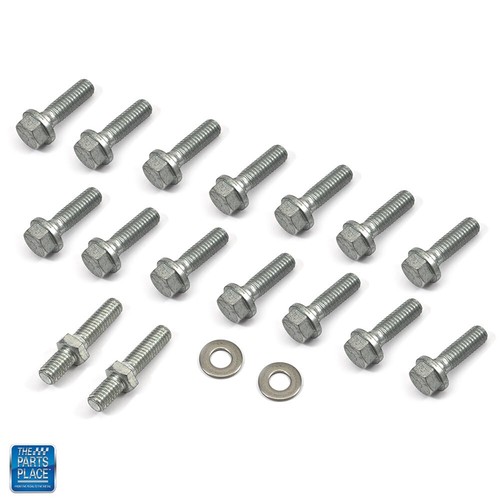 1965-1971 Chevy Cars Intake Manifold Bolt Kit For Aluminum Intakes 396 ...