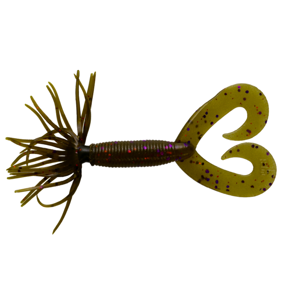 NEW GARY YAMAMOTO 2.5" DOUBLE TAIL HULA GRUB SELECT COLOR 2.5 INCH BASS ...