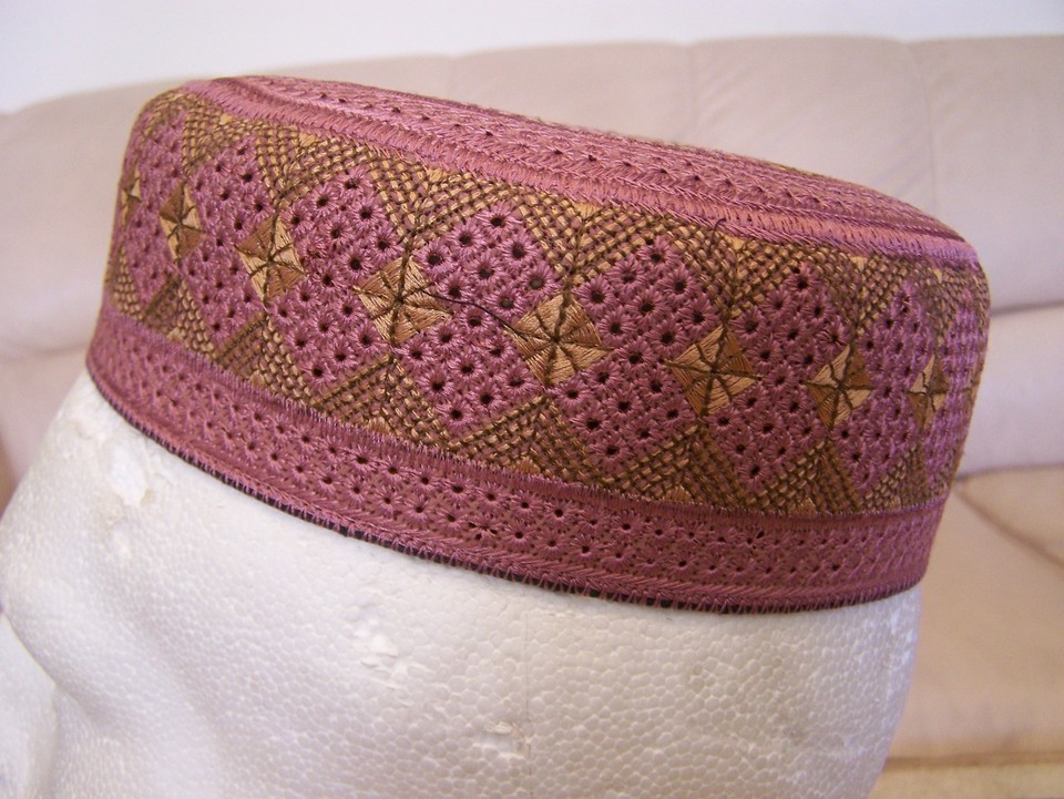 Traditional Tajikistani Style Caps/Topi/Taqiyah/Kufi Mix Colours 57cm ...