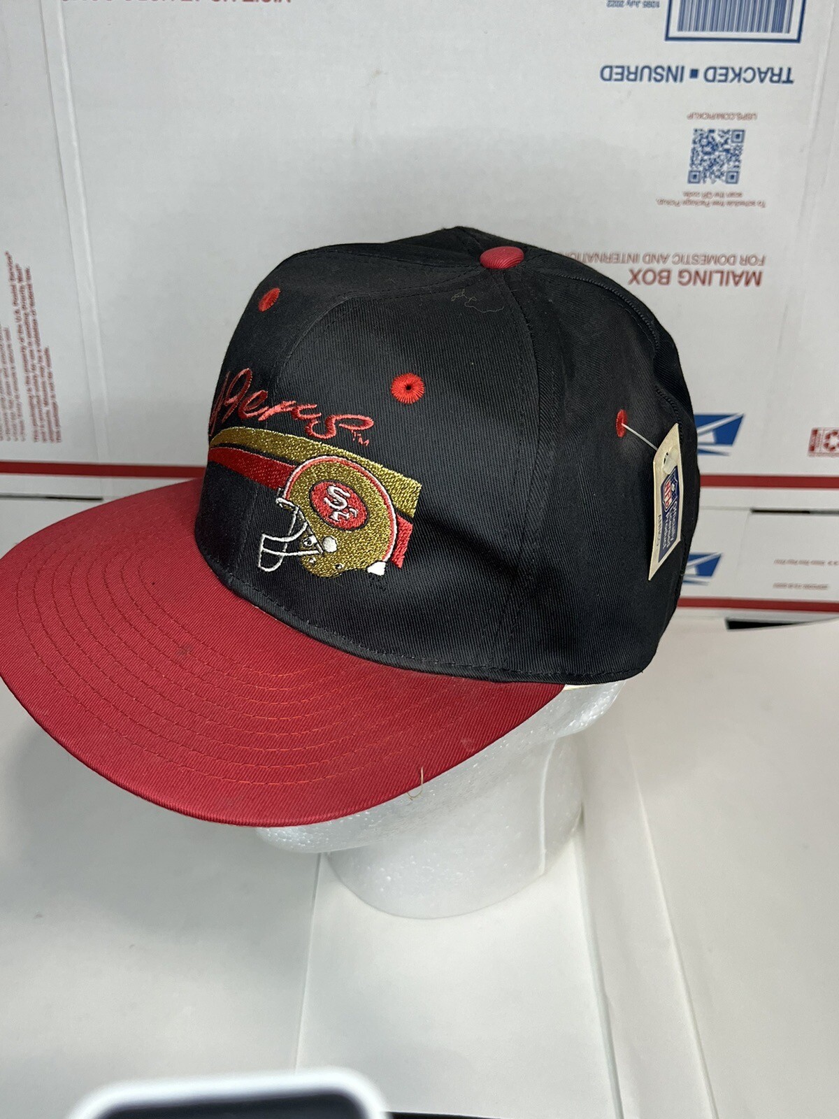 vintage Black 90’s Annco San Francisco 49ers SnapBack… - Gem