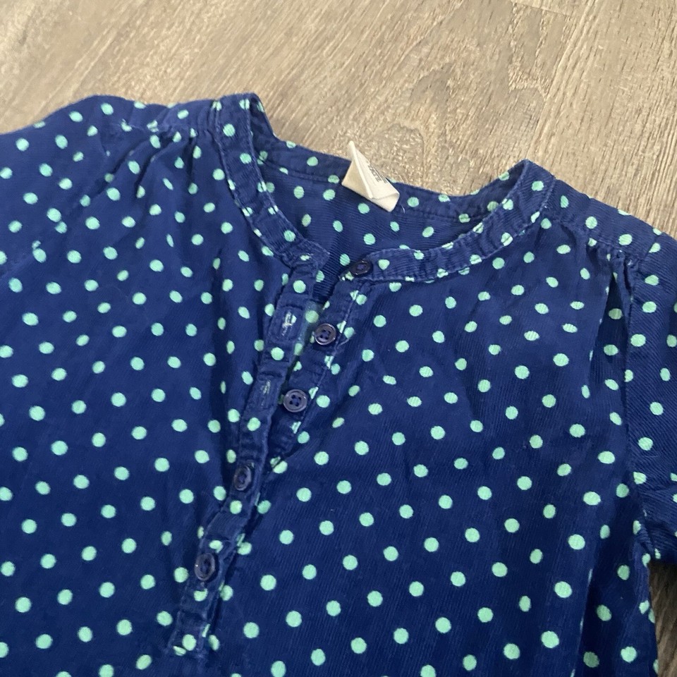 Tucker + Tate Toddler Girls Dress 5 5T Blue Corduroy Button Up Shirt ...