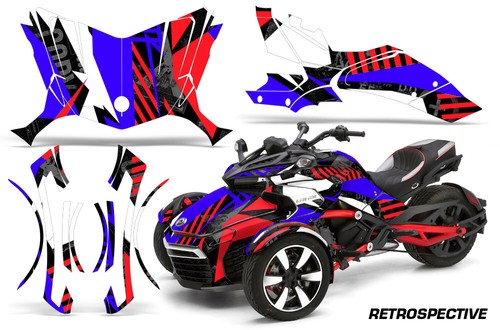 Roadster Graphics Decals Stickers For Can-Am Spyder F3-S RETROSPECTIVE ...