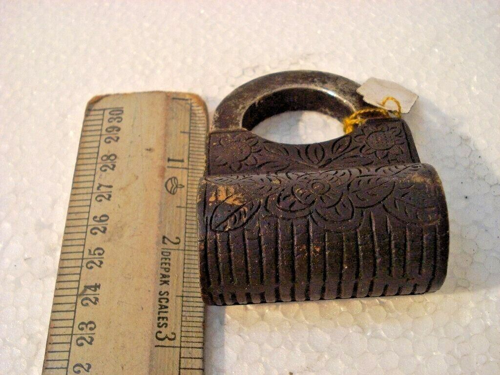 Handmade Working Functional Brass Handcuff Vintage Finish Padlock with ...