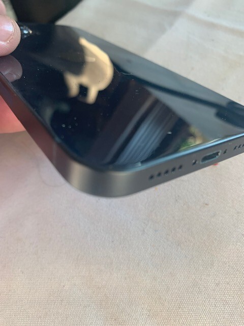 Apple iPhone 12 rear housing back glass chasis black ( C ) | eBay