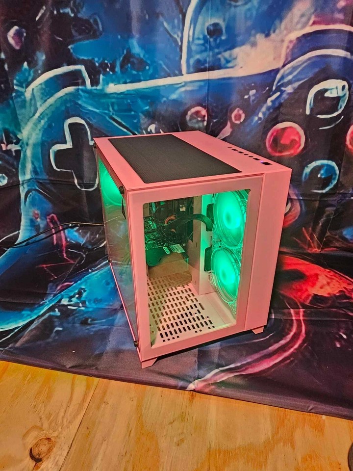 Custom Pink Gaming PC i7 RTX 3060 500gb SSD 1tb HDD 16gb WIFI Bluetooth ...