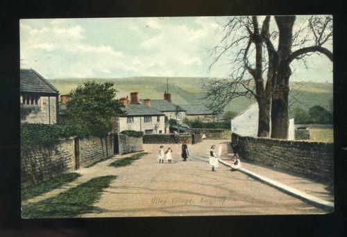 KEIGHLEY Yorkshire Utley Village with Houses and people coloured | eBay UK