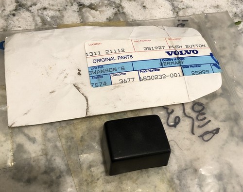 Volvo 240 260 740 760 780 OEM Gear Selector Lever Shift Knob Push ...
