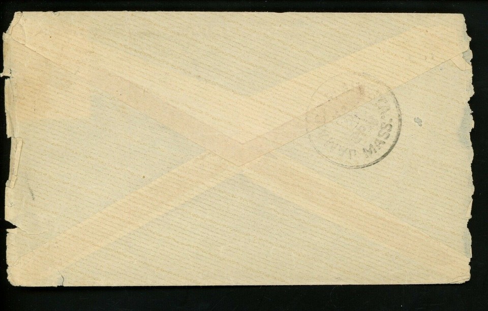 US Postal History #210 Banknote issued 1883 Stoughton MA Jamaica Plains ...