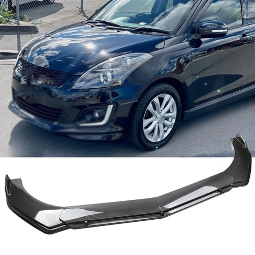 For Suzuki Swift RS Front Bumper Spoiler Splitter Car Body Part Carbon ...