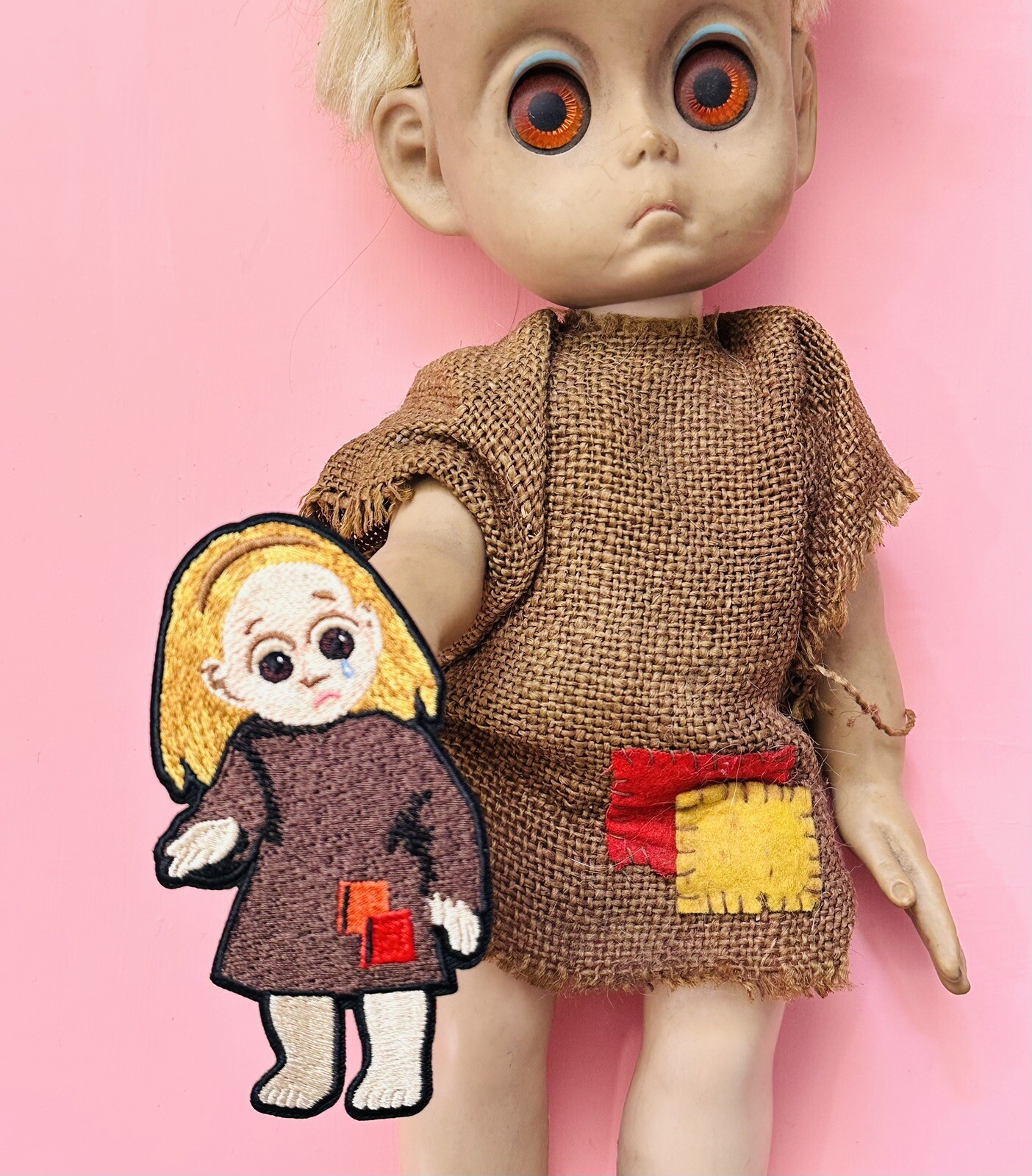 Vintage Little Miss No Name Doll Iron On Patch | eBay
