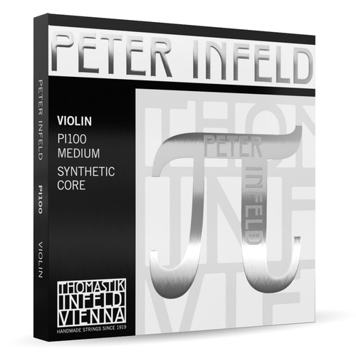 -Infeld PI100 Peter Infeld Violin Strings 4/4 Full Set with Platinum E ...