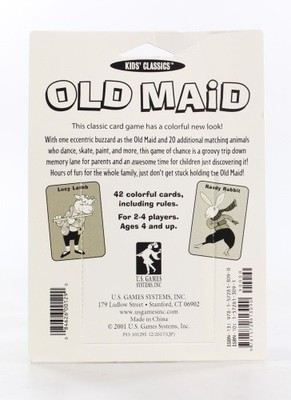 Old Maid Card Game (Kids Classics Card Games) by U S Games Systems ...
