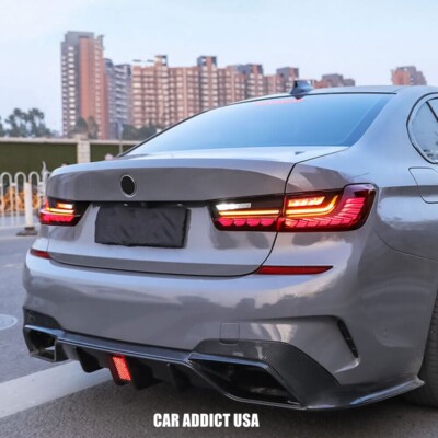 4 PCS LED GTS Tail Lights For BMW 3 Series G20 G80 M3 2019-2024 Rear ...