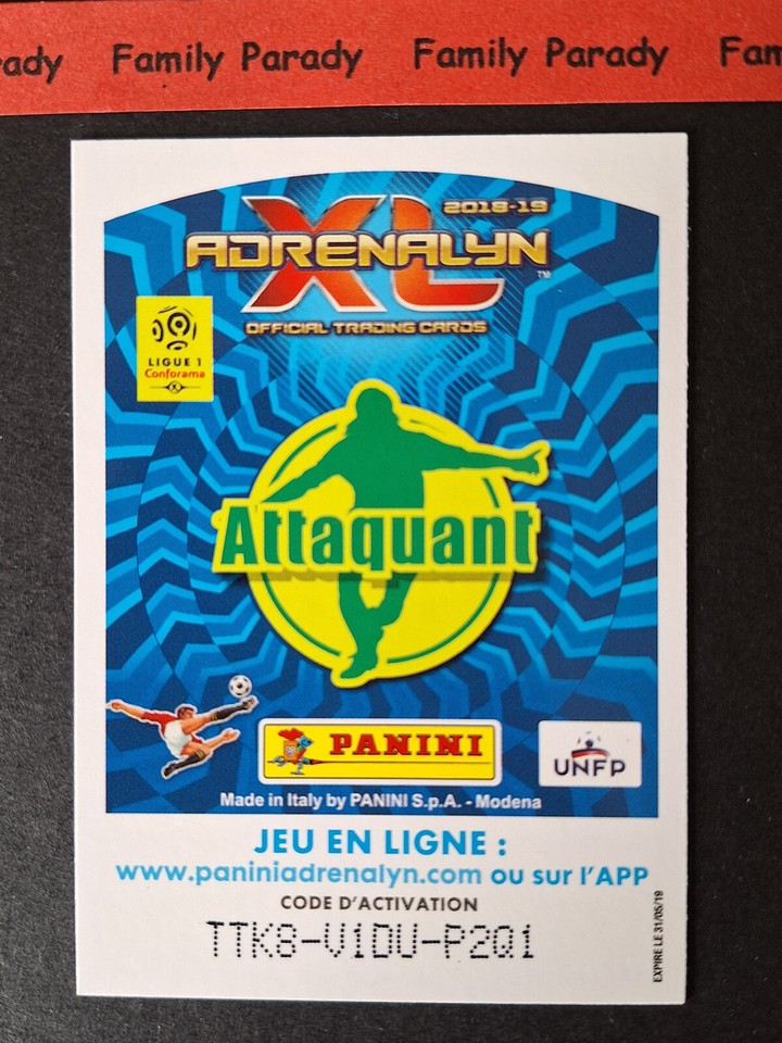 Max-Alain Gradel 352 Toulouse Card Panini Adrenalyn Foot France Ligue 1 ...